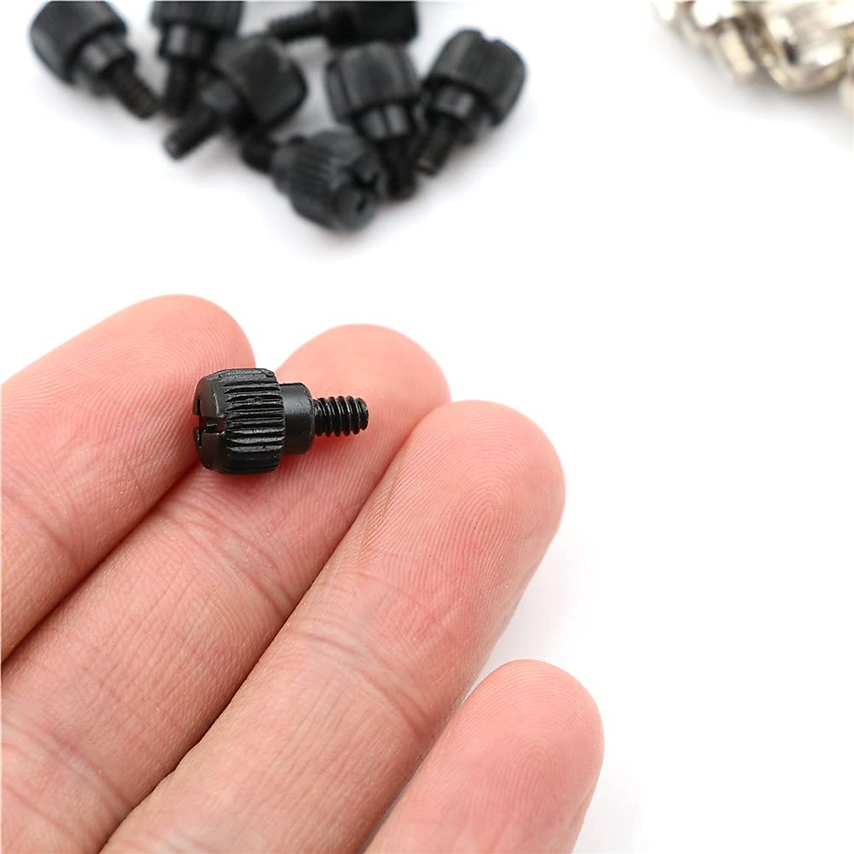 20PCS Computer Case Thumb Screws 6-32 Thumb Case Screws Universal Motherboard Screws Metal Alloy Fastener Thumb Screwsfor PC Case Cover/Power Supply/PCI Slots/Hard Drives