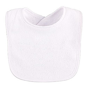 Hudson Baby Unisex Baby Cotton and Polyester Bibs, Moon And Back, One Size