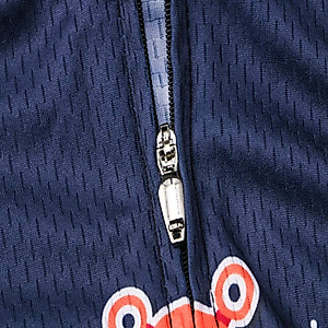 Children Bike Clothing Riding Summer Cycling Jersey Shorts Padded Bicycle Sportswear Rocket Blue XL