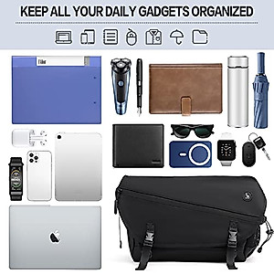 OIWAS Versatile Messenger Bag Men Women Large Capacity Crossbody Messenger Bag,satchel Bag, Water Repellent Messenger Bag