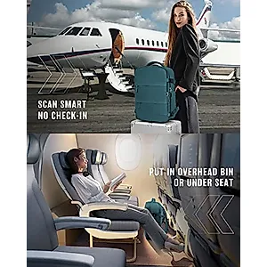 bergsalz Backpack For Women Travel Bag Weekender Lightweight Medium Backpack Peacock Blue For Men Hiking Waterproof Gym Bag Travel Essential Canvas Bag Carry On Backpack For  Sport Fan Laptop Bag