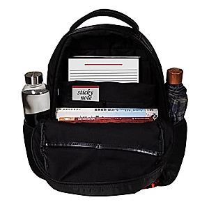 VBFOFBV Lightweight Casual Laptop Backpack for Men and Women, Flame Fire Pattern