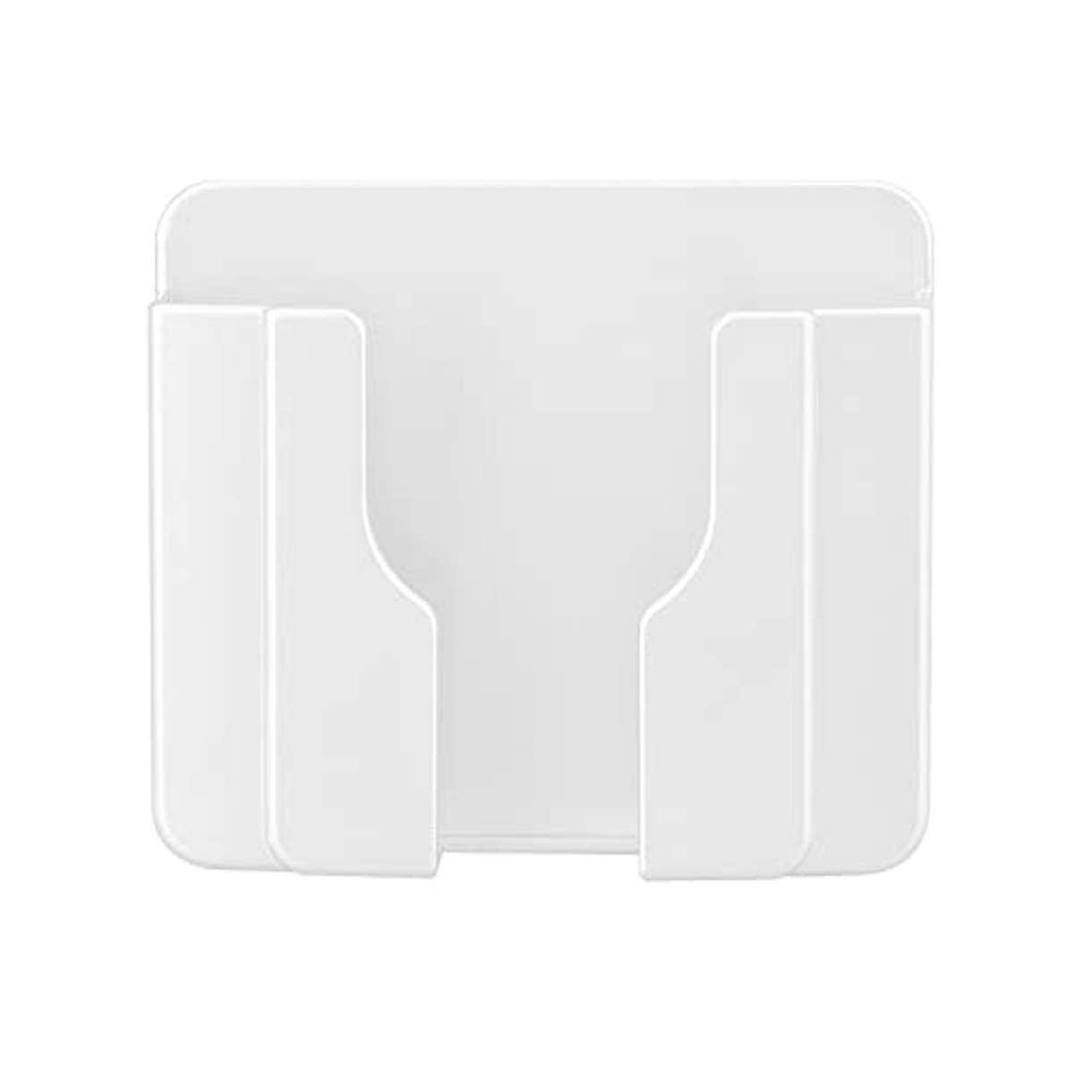 Wall Mounted Storage BoxABSMulti FunctionalBedroomWall Mounted Cell Phone Charging Placement Rack Hotel Bedside Wall Fixed Sticky Wall Mounted Non Perforated Brake Pad Wear Front (White, One Size)