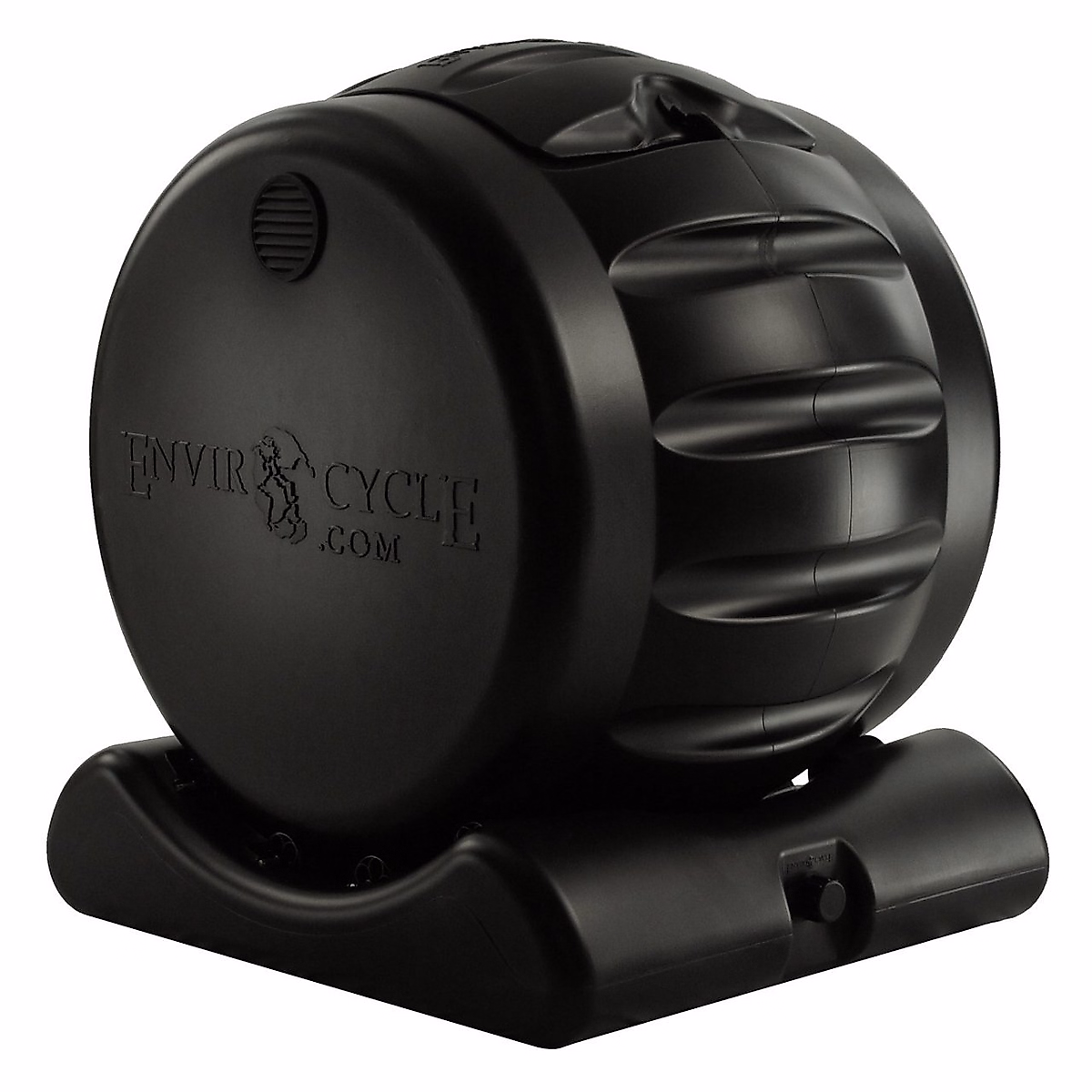 The Most Beautiful Composter in The World in Black, Made in America, Food Safe, BPA and Rust Free, No Assembly Required, Envirocycle Composting Tumbler Bin and Compost Tea Maker …