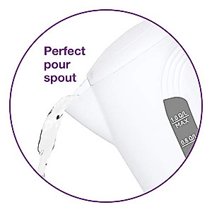 Salton Electric Cordless Jug Kettle, 1 Liter, 1 Litre, White