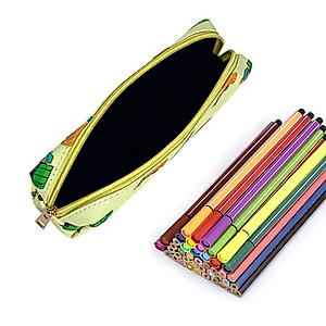 Pencil Case Garbage Day Truck Pouch Pen Case with Zipper for Office Organizer School Boys Girls