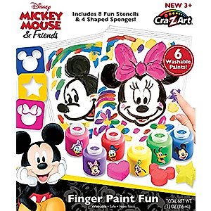 Disney Cra-Z-Art Minnie Mouse & Friends Finger Paint Fun by Cra-Z-Art - Amazon Exclusive, 1 Count (Pack of 1)