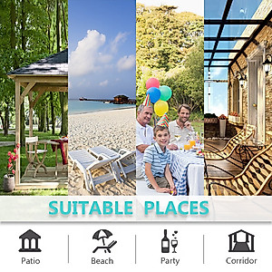 RYB HOME Patio Outdoor Curtains - Waterproof Blackout Privacy Porch Curtains Stain Resist Terrace Shade for Lawn & Garden Pergola Indoor Outdoor Decor, 1 Panel, W 52 x L 108 inch, Brown