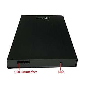 Avolusion HD250U3 500GB Ultra Slim SuperSpeed USB 3.0 Portable External Hard Drive (Mac OS Formatted) (Black)