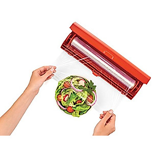 Kuhn Rikon Fast Wrap Flatware Organizer, Red