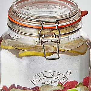 Kilner 25.004 Stackable Jar Set with Taps and Stand, Clear/Transparent, 5.2 Litre