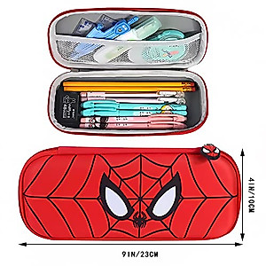 TKKUY 3D Backpack & Pencil Case Box Set, Large Adjustable Shoulder Strap Backpacks, Multi-Function Laptop Casual Bookbag 17"