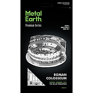 Fascinations Metal Earth Premium Series Roman Colosseum Ruin 3D Metal Model Kit