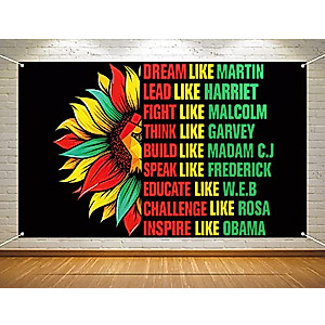 Juneteenth Photo Booth Backdrop Black History Month African American National Holiday Party Decoration Afro February Festival Photography Background Decor