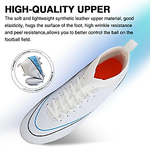 Soccer Cleats Mens Football Cleats Women Tacos de Futbol para Hombre Soccer Shoes for Big Boy High Top Football Boots Tacos de Futbol Zapatos de Futbol para Hombres Outdoor Soccer Shoes AG