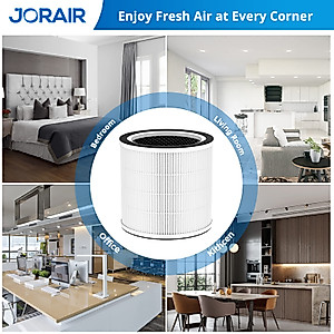 VK-6067B H13 True HEPA Replacement Filters Compatible with HOKEKI VK-6067B and Vremi Air Purifier, 3-in-1 Filtration System, 2 Pack