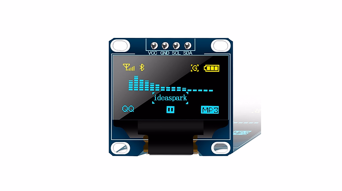 ideaspark 3Pcs 0.96 Inch OLED Display 3-Colors 128x64 SSD1306 SPI I2C IIC Serial LCD Screen ...