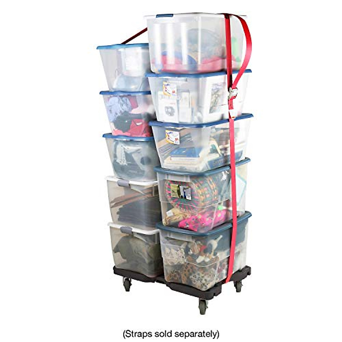 SNAP-LOC 1200 LB Professional E-Track Dolly Black