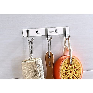 Coat Hooks for Clothes,Hats,Towels,Bathrobes,Keys,Scissors, Kitchen Spoons、spatulas, pots and so on. 304 Stainless Steel Multi-Purpose