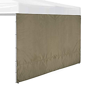 REDCAMP Instant Canopy Sidewall for 10x10ft Pop Up Canopy, 1 Pack Sunwall Only, Khaki (1 Sidewall Only, Canopy Tent NOT Included)