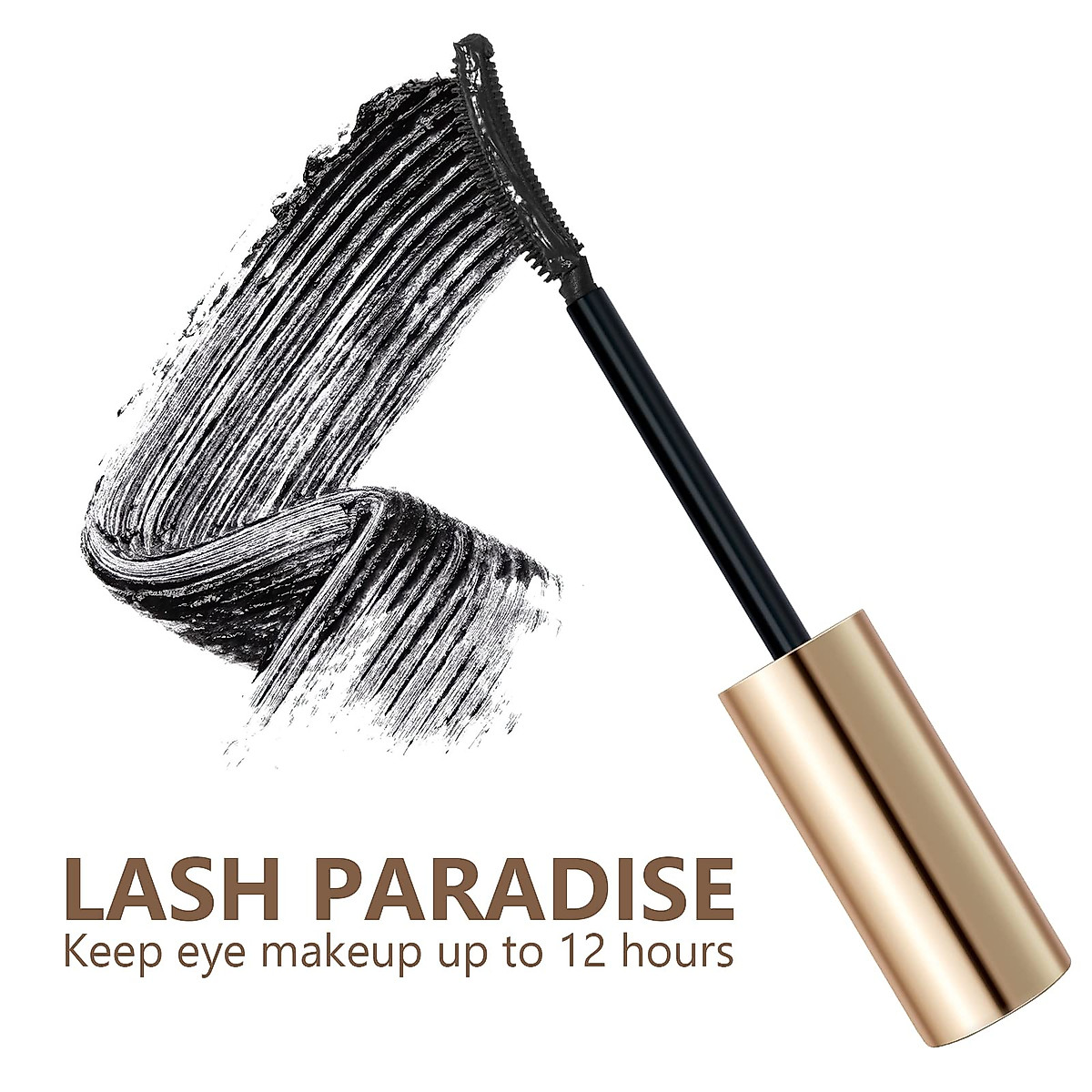 Volume Booster Lash Primer Mascara,Conditioning Mascara Waterproof Primer,Tinted Lash Primer,Black