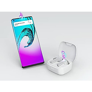 Lenovo Smart True Wireless Earbuds - Smart Switch Fast Pair - Active Noise Cancelling Earphones with Wireless Charging Case - 28 Hrs Playtime Headphones - 6 Built-in Mics - Bluetooth - White