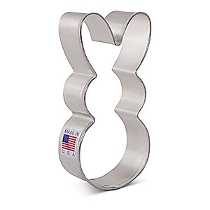 Easter Bunny Cookie Cutter, 4" Made in USA by Ann Clark