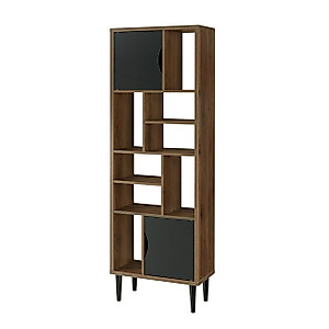 OS Home and Office Display bookcase, Danish Walnut