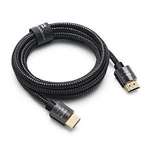Zeskit X-Tech 48Gbps Ultra High Speed HDMI Cable 8ft, 8K60 4K120 144Hz eARC HDR HDCP 2.2 2.3 Compatible with Dolby Vision Apple TV 4K Roku Sony LG Samsung Xbox Series X RTX 3080 PS4 PS5