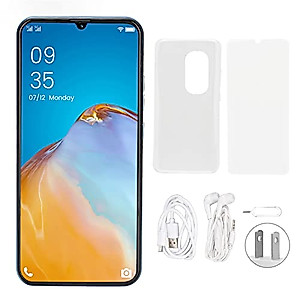 Mobile Phone, Face Unlocked Smartphone 6.5in Screen 2GB RAM Rear 21MP 32GB ROM for Work (US Plug)