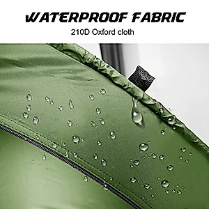 H&ZT Bike Storage Tent Outdoor Bike Cover Waterproof Lawn Mower Garden Tools Shed (G2-6.5'x2.8'x5.3')