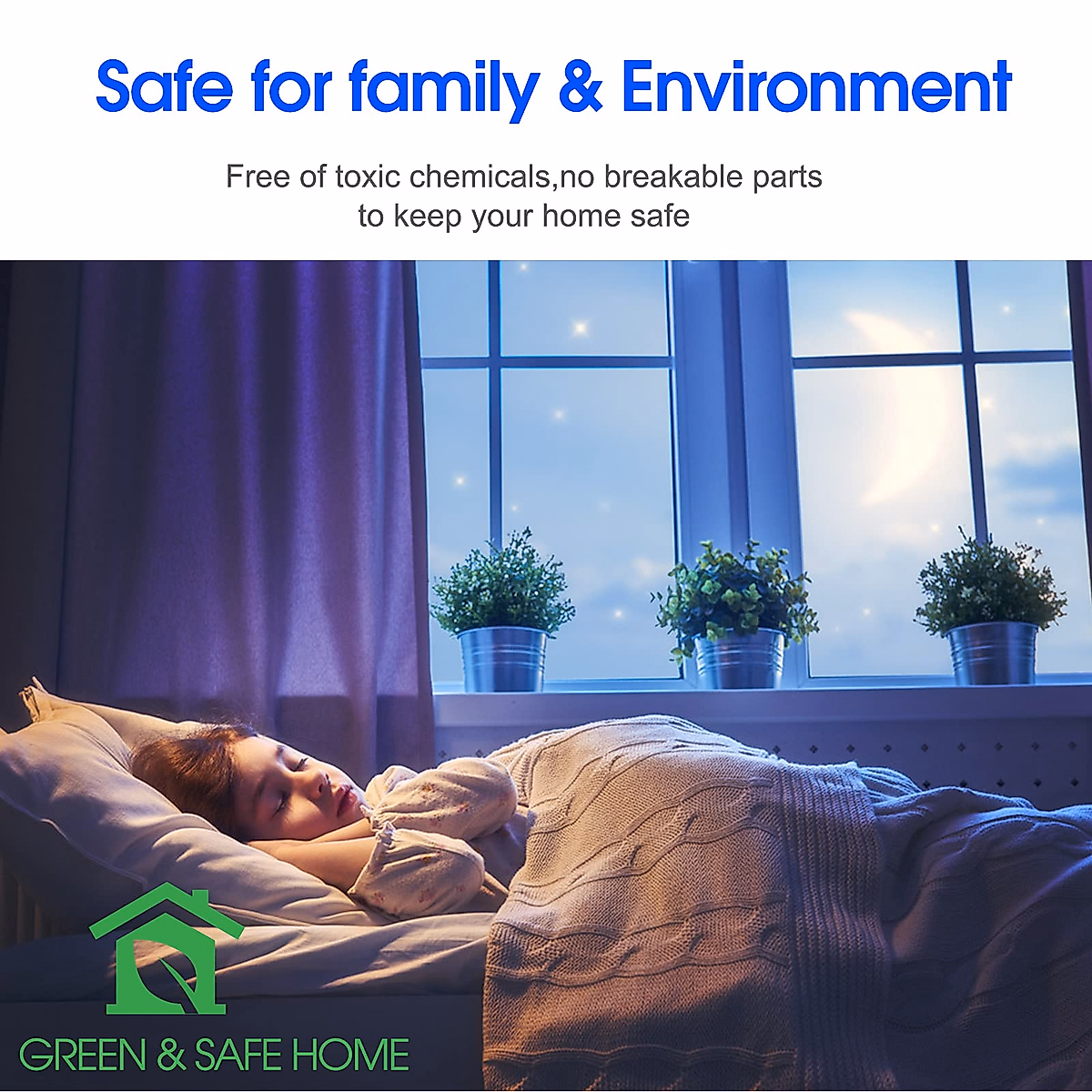 E ENERGETIC LIGHTING A19 Daylight LED Bulbs, 8.5W Llight Bulbs 60 Watt Equivalent, Non-dimmable, 6 Packs