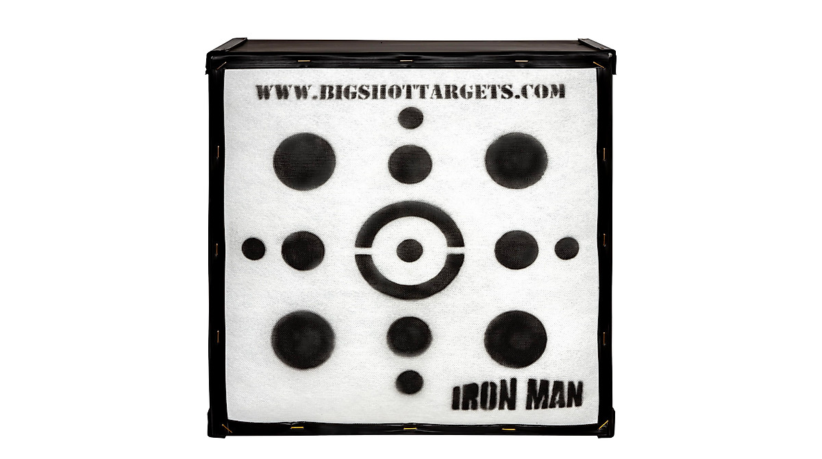 Iron Man 30 Target with Steel Stand - BIGSHOT