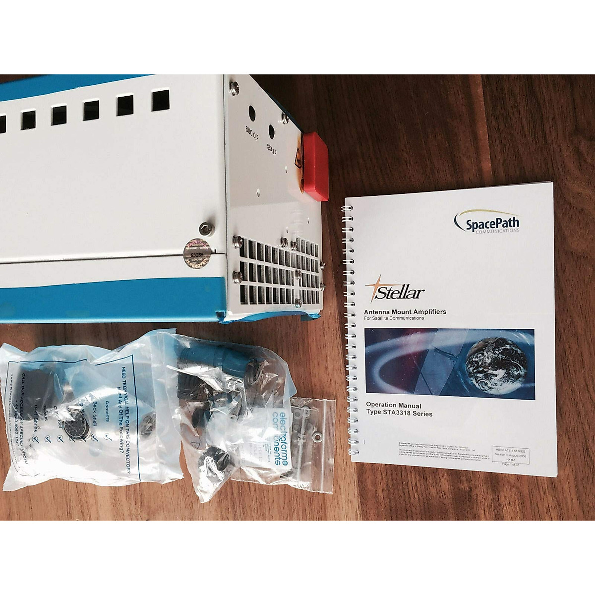 180 Watt Space-Path STA3318 Mini BUC 13.75-14.5GHz ext. KU TWTA HPA L-Band Xicom