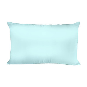 Spasilk Pure Silk Pillowcase, Charmeuse Silk Pillowcase, Hypoallergenic Pillowcase, King Sized, Aqua