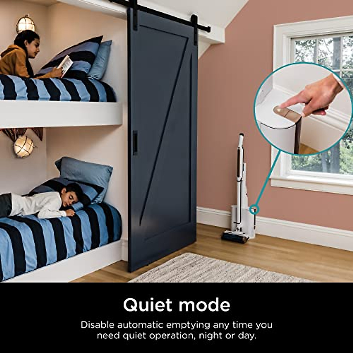 Shark WS642AE WANDVAC System, Ultra-Lightweight Powerful Cordless Stick Vacuum with HEPA Empty Base, Anti-Allergen Complete Seal, PowerFins, Self-Cleaning Brushroll & Pet Tool, White