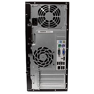 HP 6200 Desktop Tower Computer, Intel Core i7 Quad Core, 8GB RAM, 240GB Solid State Drive, DVD, Wi-Fi, Windows 10 Pro, Periphio Wireless Keyboard and Mouse (Renewed)