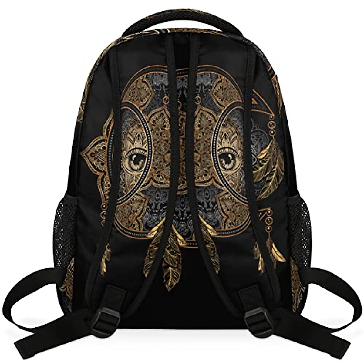 Backpack Boho Moon Sun Witchy Dream Catcher Laptop Computer Backpacks Waterproof College School Bookbag Casual Travel Hiking Camping Daypack for Women Men