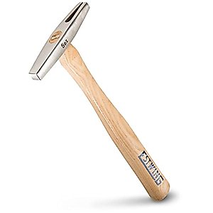 ESTWING Sure Strike Tack Hammer - 5 oz Forged Steel Head with Magnetic Face & Hickory Wood Handle - MRWT