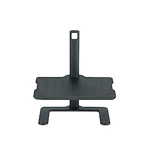 Safco Products 2129BL Adjustable Footrest, Black, 20"W x 14.25"D x 21.5"H