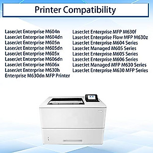 1 Pack Black 81A | CF281A Toner Cartridge Replacement for HP Laserjet M604 M605 M605 M606 M630 M630 M604n M604dn M605N M605dn M605x M606dn M606x M630h M630dn M630f M630z Printer Toner