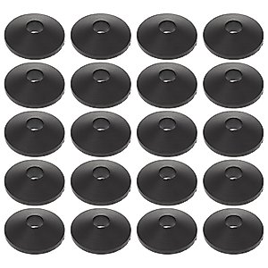 Housoutil 20PCS Conical Rubber Washers for Toilet, Toilet Bolt Rubber Washers, Toilet Seat Screws Replacement, Conical Toilet Bolts for Toilet Tank Leakage Prevent