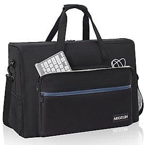 AKOZLIN LCD Screens/TVs(up to 2) Transport Tote Bag for 27" - 32" Displays Padded Monitor Carrying Travel Case (NOT FOR IMAC) With Shoulder Strap