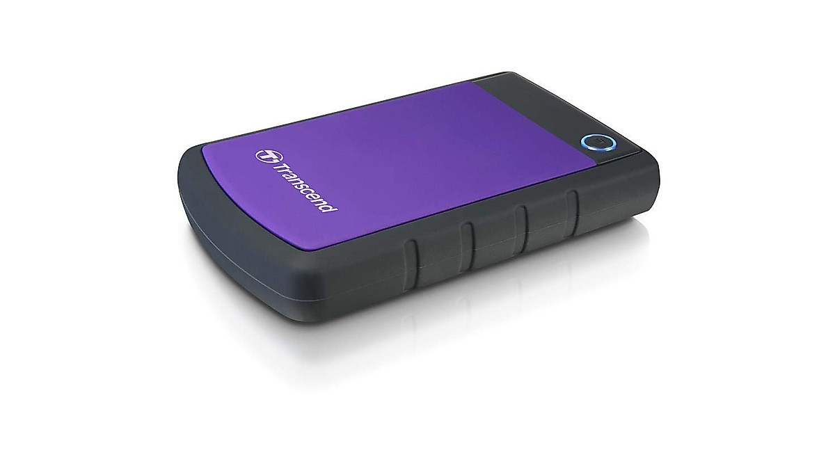 Transcend Storejet 2TB Portable USB 3.0 Hard Disk (TS2TSJ25H3P), Purple ...