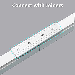 6ft Ceiling Track for Curtains, Never Rust & Enough Rollers and Hooks & Slide Quietly Curtain Track Rail for Window: Suitable for Bathroom, Shower Room, Bedroom, Hospital, RV, Camper