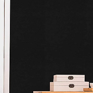 Shelf Liner Drawer Matte Black Wallpaper Vinyl Self-Adhesive Countertop Removable Contact Paper Wall Decoration