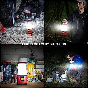 Energizer LED Camping Lantern Flashlight, Battery Powered LED Lanterns for Hurricane Supplies, Survival Kit, Camping Accessories, 500 Lumens Water Resistant Camping Light