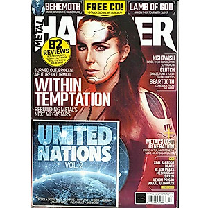 METAL HAMMER MAGAZINE, WITHIN TEMPTATION OCTOBER 2018, NO, 314 VOL. 2