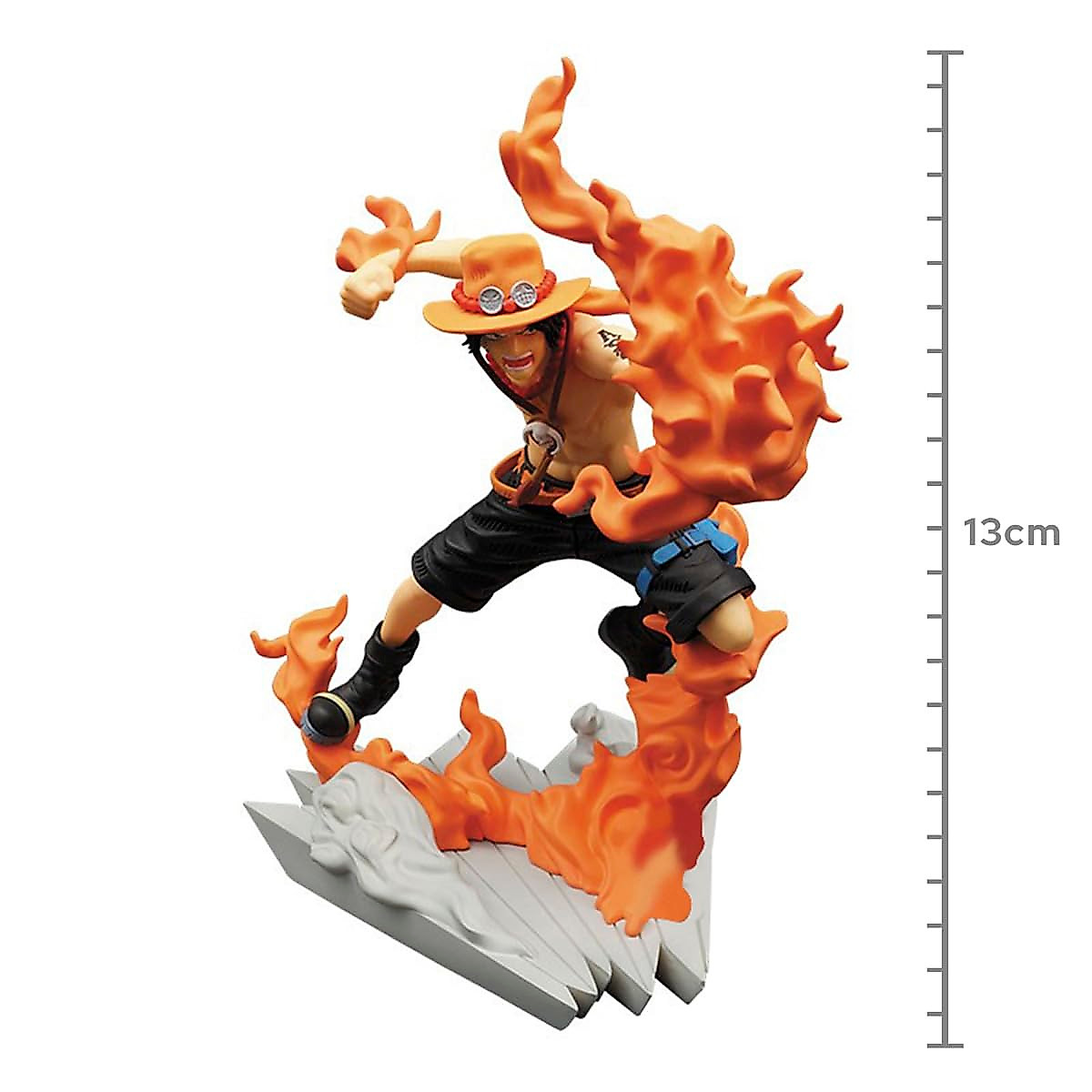 Banpresto - One Piece - Portgas. D. Ace, Bandai Spirits Senkozekkei Figure