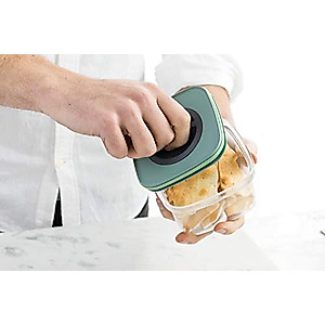 Berghoff LEO PP 2Pc Smart Seal Food Container 0.42 qt, 1.7 qt, Airtight Lid, Silicone Ring, Stackable, Twist Lock, Maximizes Storage Space